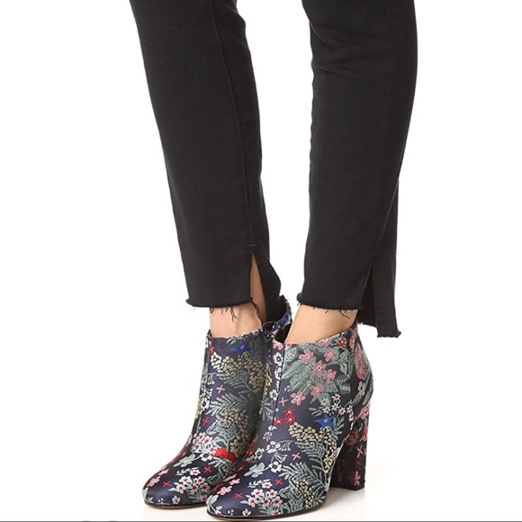 Sam Edelman | Shoes | Sam Edelman Cambell Jacquard Floral Booties Boots ...